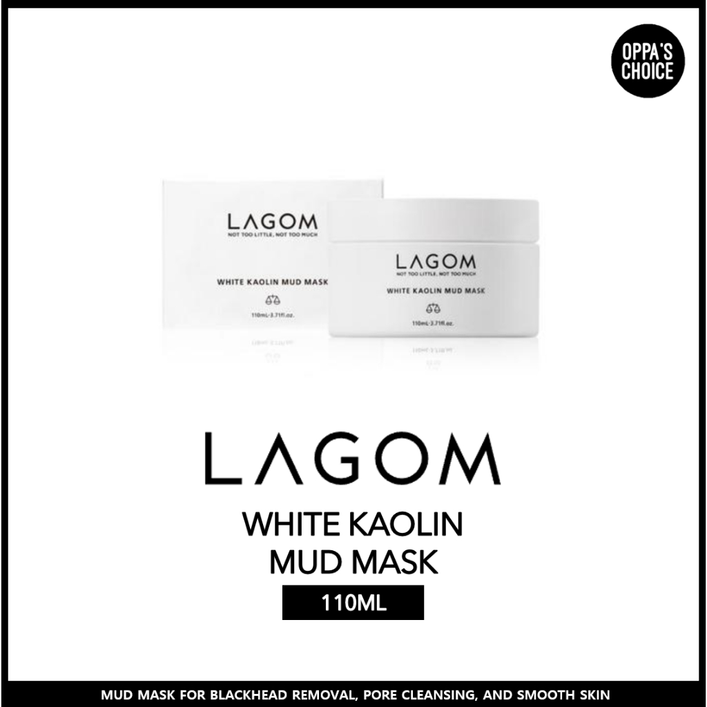 LAGOM WHITE KAOLIN MUD MASK 110ML | Shopee Philippines