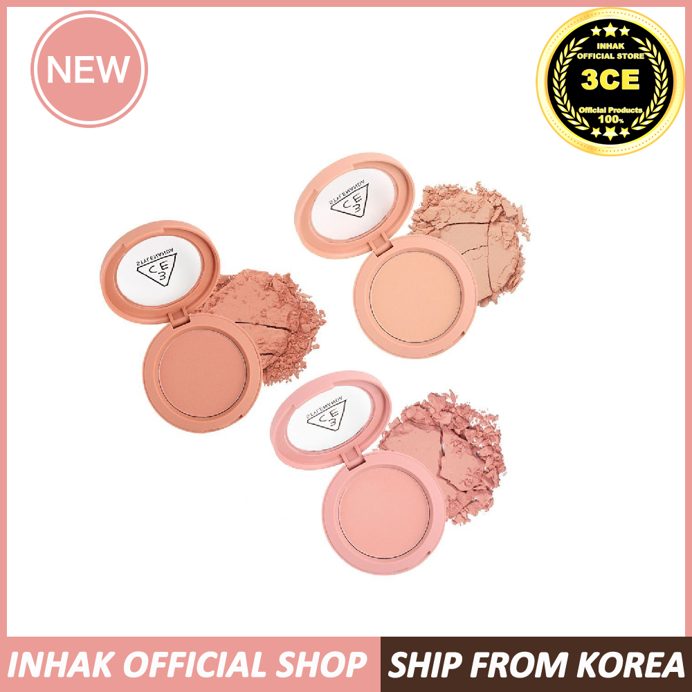 3CE Face Blush 12 colors 5g -Fine powder, lasting color | Shopee ...