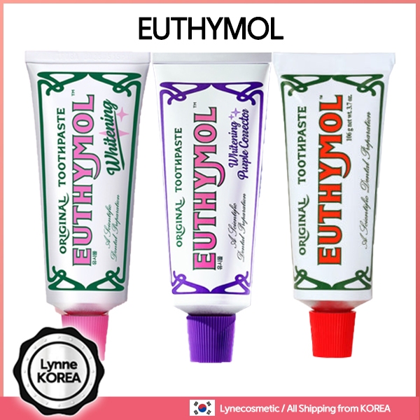 EUTHYMOL Whitening / Purple Corrector / Original Toothpaste 106g [3 Types / Select 1] | Shopee ...