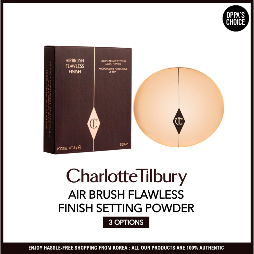 CHARLOTTE TILBURY AIRBRUSH FLAWLESS FINISH SETTING POWDER 8g(VARIOUS ...