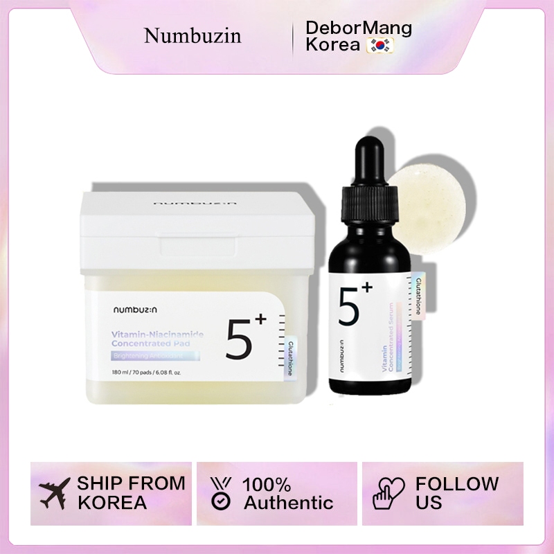 Numbuzin No.5 Glutathione Vitamin Concentrated Serum 30ml | No.5 Vitamin Niacinamaide ...