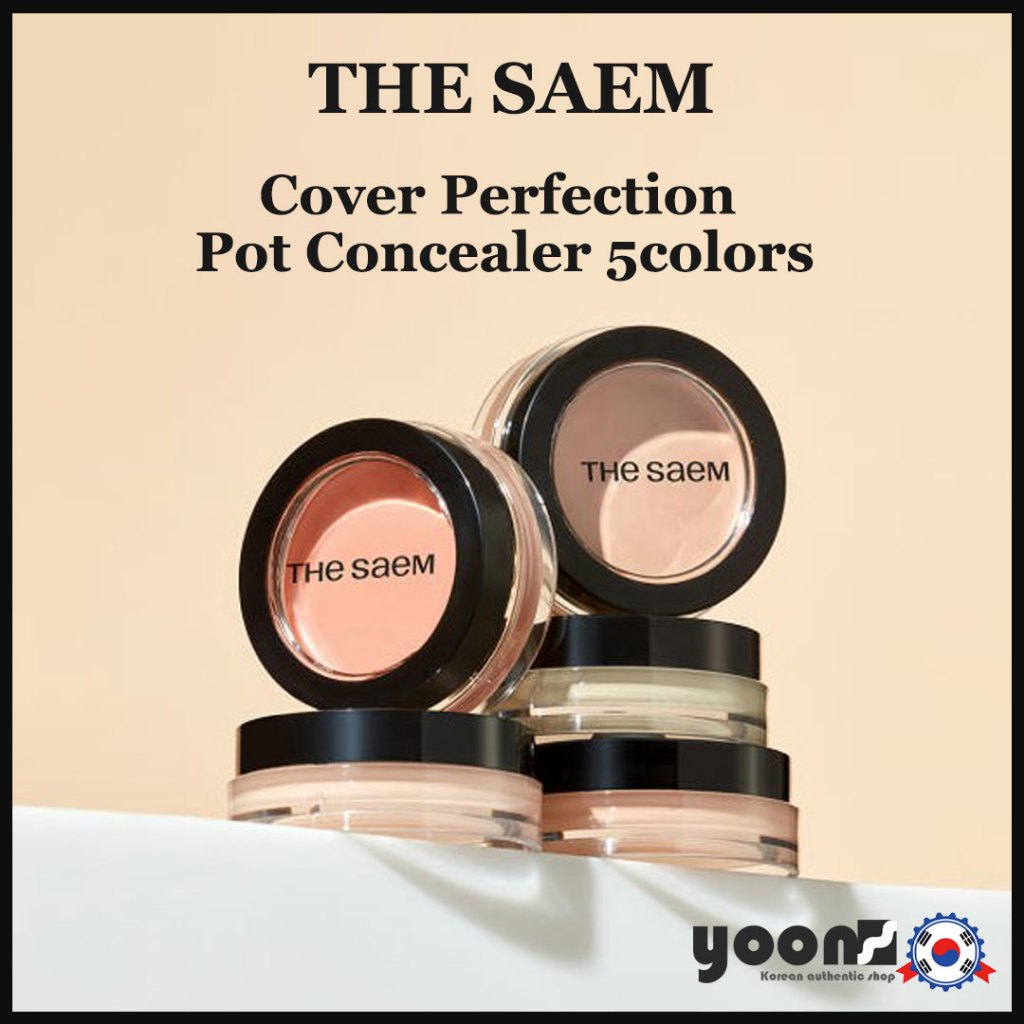 [THE SAEM] Cover Perfection Pot Concealer 5 colors_From Korea | Shopee ...