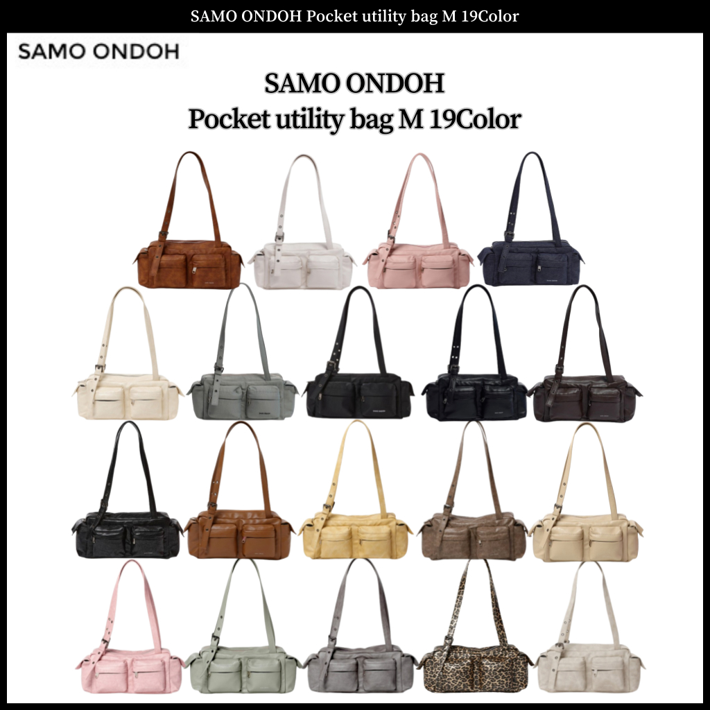 SAMO ONDOH Pocket utility bag M 23Color | Shopee Philippines