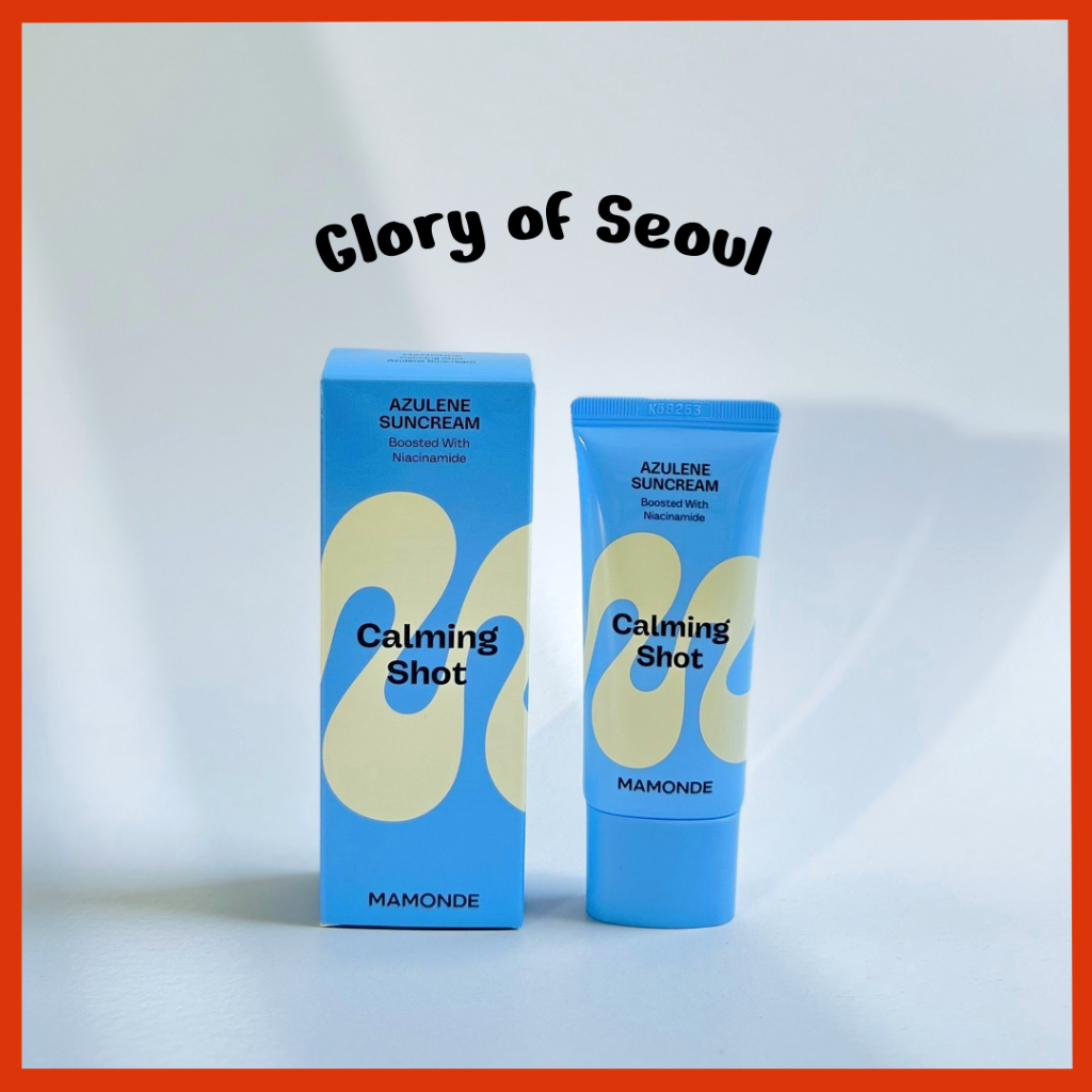 NEW) MAMONDE Calming Shot Azulene Sun Cream SPF50+PA++++ 35ml | Shopee ...