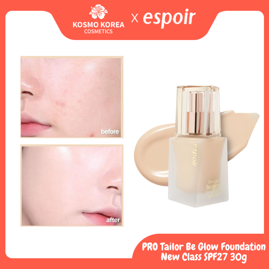 Espoir Pro Tailor Be Glow Foundation New Class SPF27 30g | Shopee ...