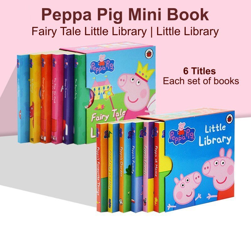 Peppa Pig Mini Book Little Library and Fairy Tale - Hardcover ...