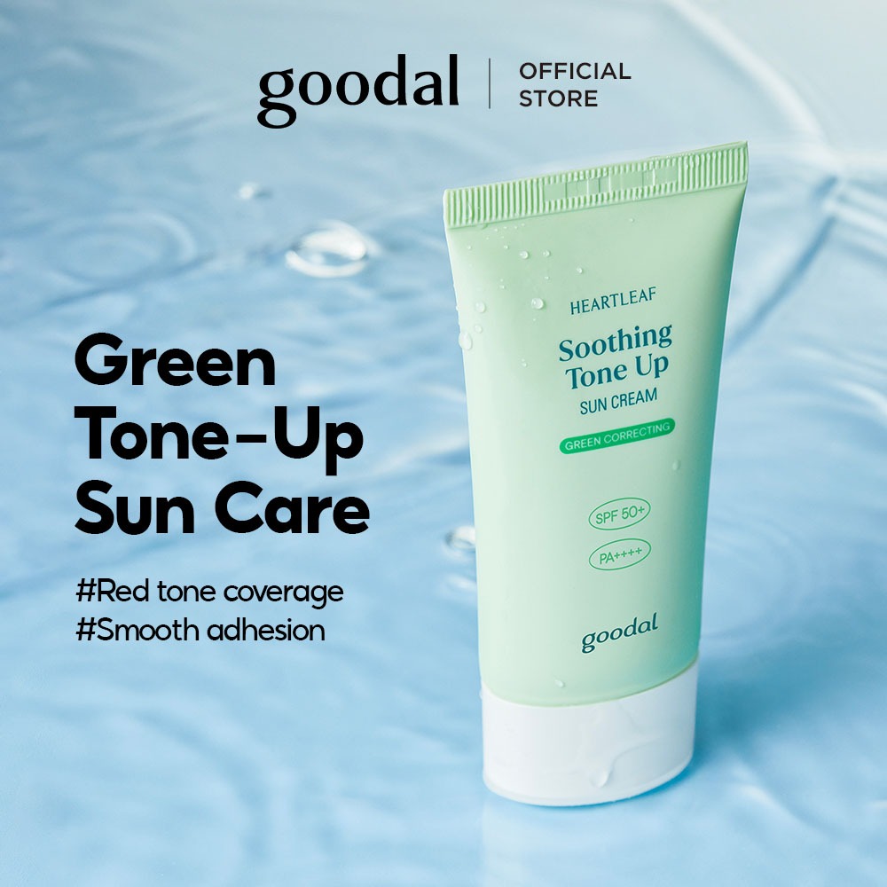 [GOODAL] Heartleaf Soothing Green Tone Up Sun Cream | SPF50+ PA ...