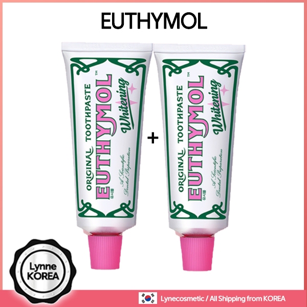 EUTHYMOL Whitening Toothpaste 106g x 2EA [SET] | Shopee Philippines