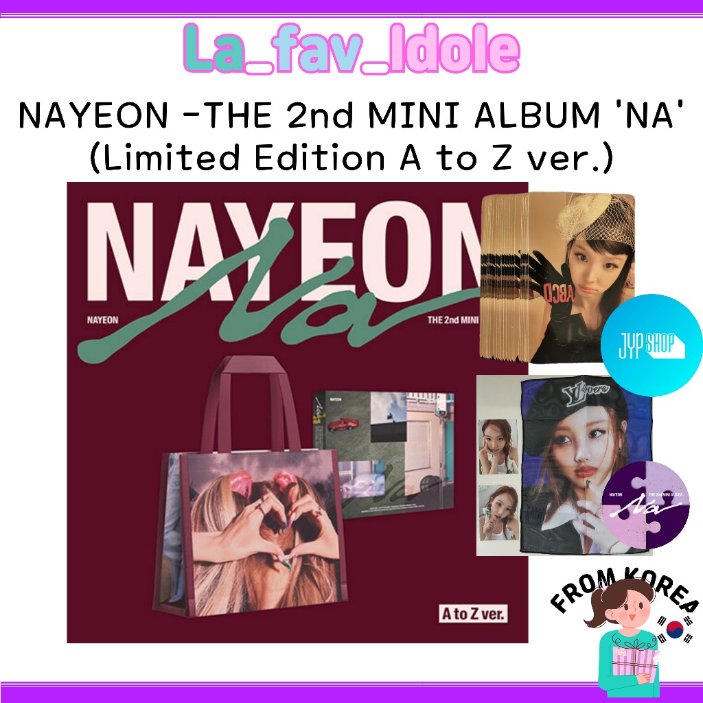 NAYEON - 2nd MINI ALBUM : NA (Limited Edition A to Z ver.) | Shopee ...