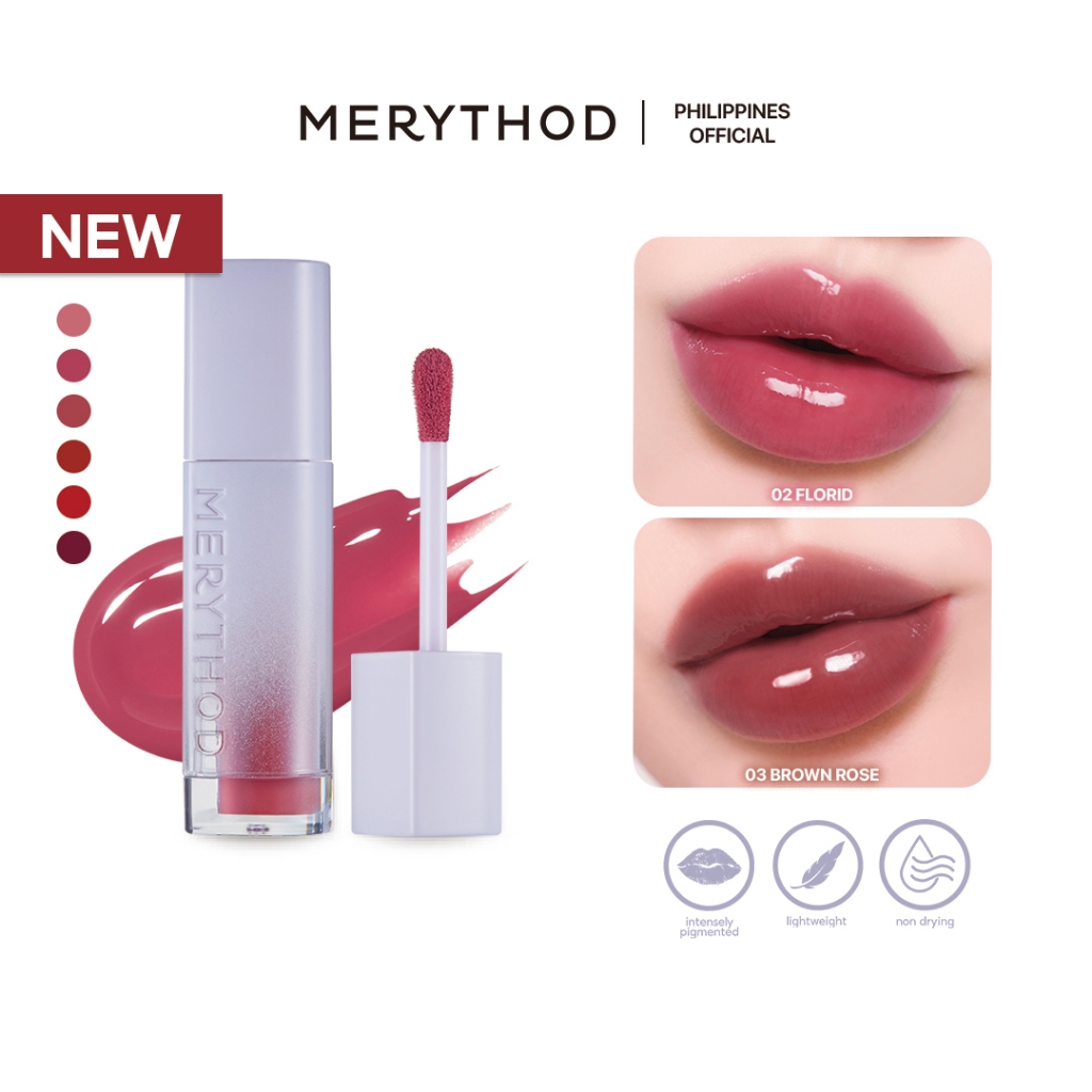 MERYTHOD Dewy Jelly Lip Hydrating Non-sticky Lip Tint Glaze | Shopee ...
