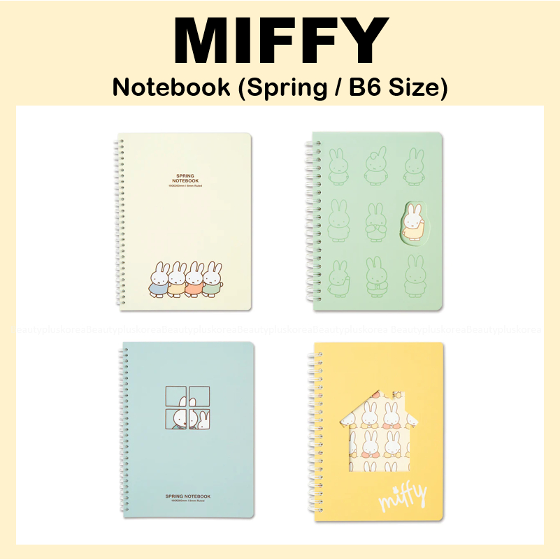 [MIFFY] Lined Notebook (Spring / B6 Size) | Shopee Philippines