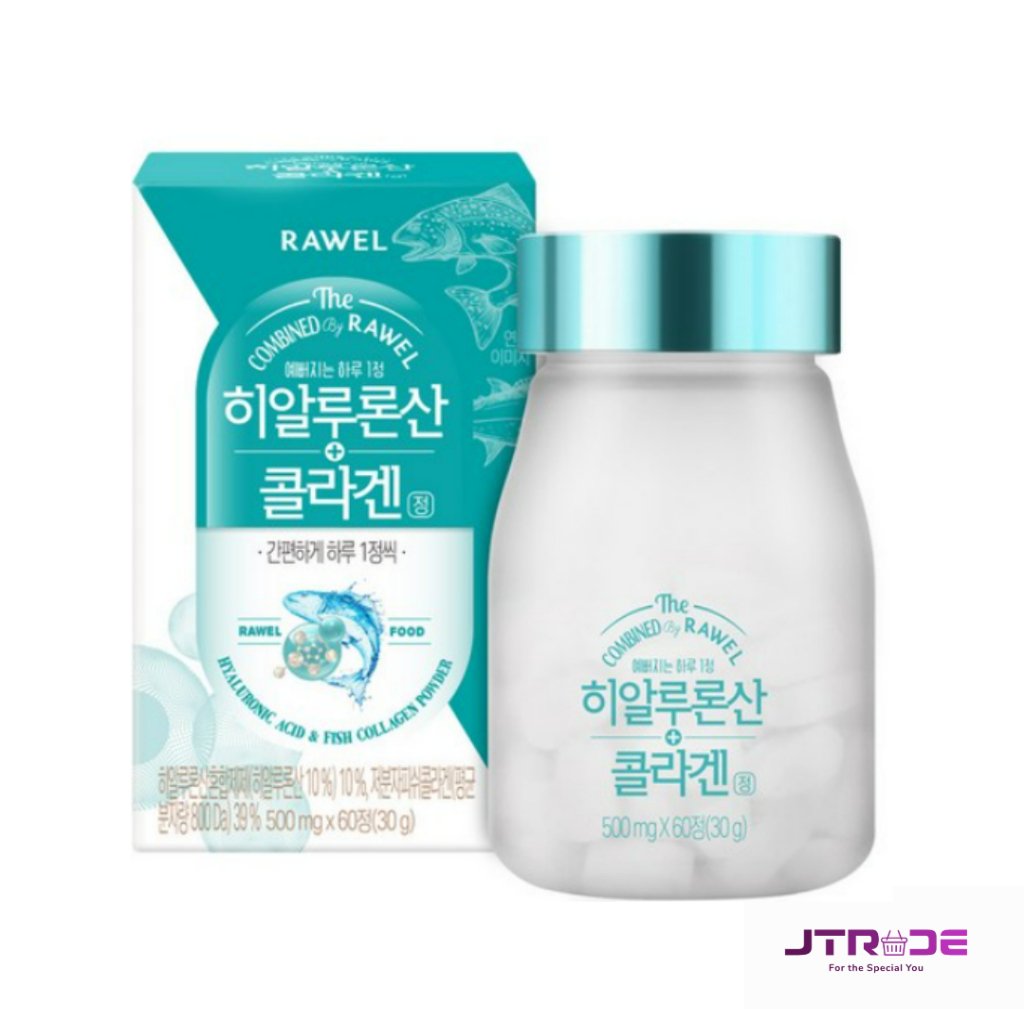 Rawel Hyaluronic Acid Collagen Tablets – Hydration & Elasticity in One ...