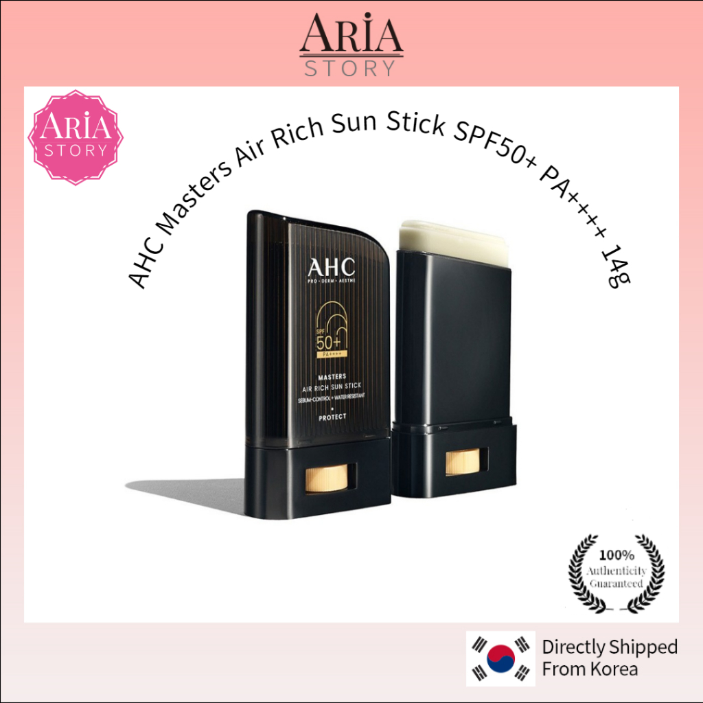 [ AHC ] Masters Air Rich Sun Stick 14g (SPF50+) Long Lasting / Moisturizing | Shopee Philippines
