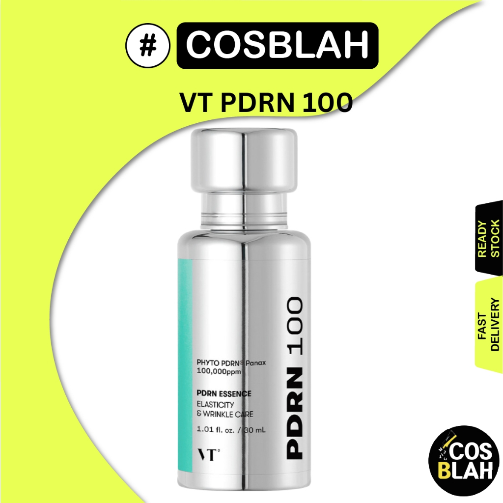 VT COSMETICS PDRN 100 Essence, Korean Gingseng Plant-derived PDRN Serum (30ml) | Shopee Philippines