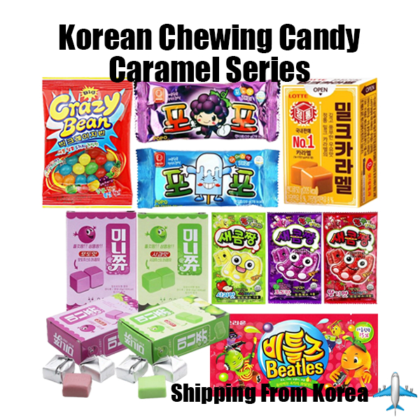 Korean Chewing Candy Caramel Snacks Series｜Lotte Milk Caramel / Mini ...