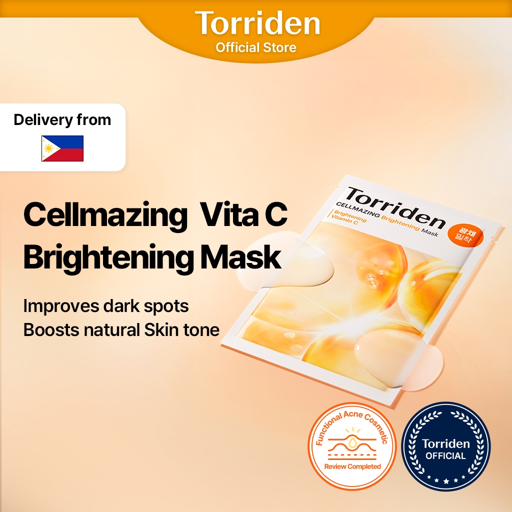 [Torriden Official] Cellmazing Brightening Vitamin C Mask, 1ea | Shopee ...