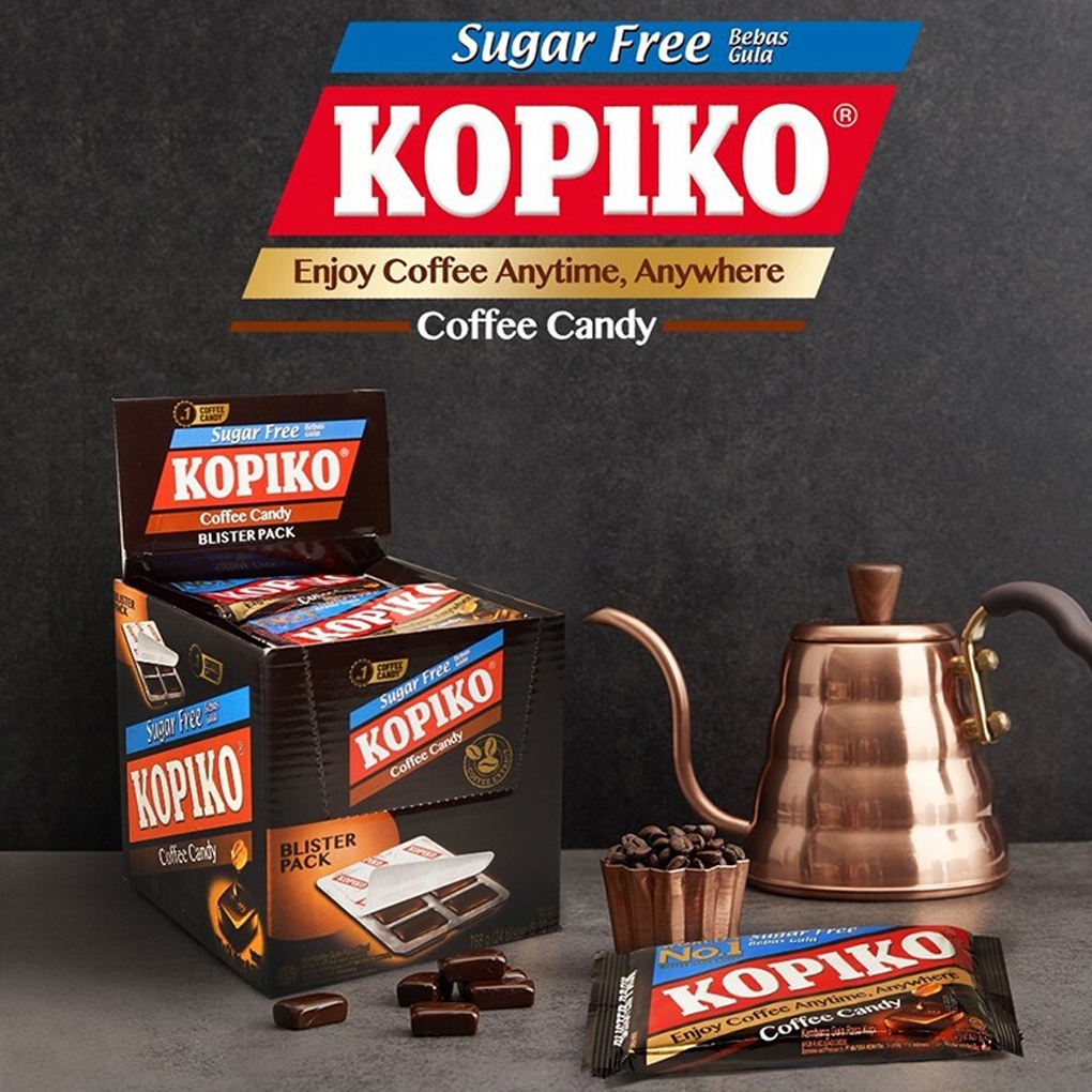KOPIKO Sugar Free Coffee Candy Blister Pack | Shopee Philippines