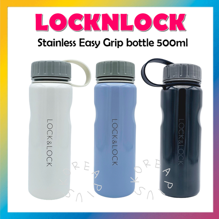 [LocknLock] Stainless Easy Grip bottle 500ml lock&lock LHC7001 | Shopee ...