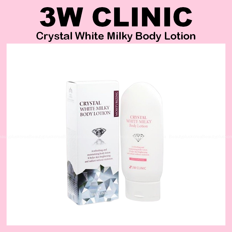[3W CLINIC] Crystal White Milky Body Lotion 150g | Shopee Philippines