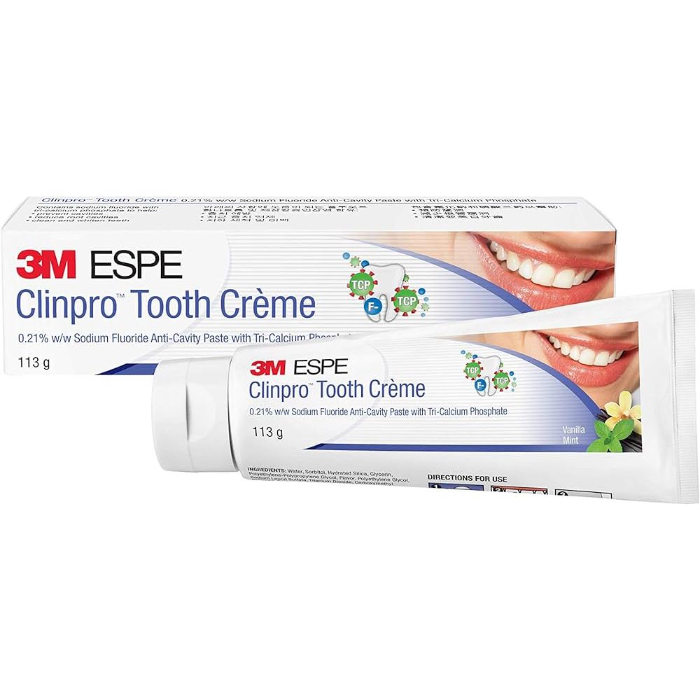 3M Clinpro Tooth Creme Vanila Mint Anti Cavity Toothpaste 113g Prevent ...
