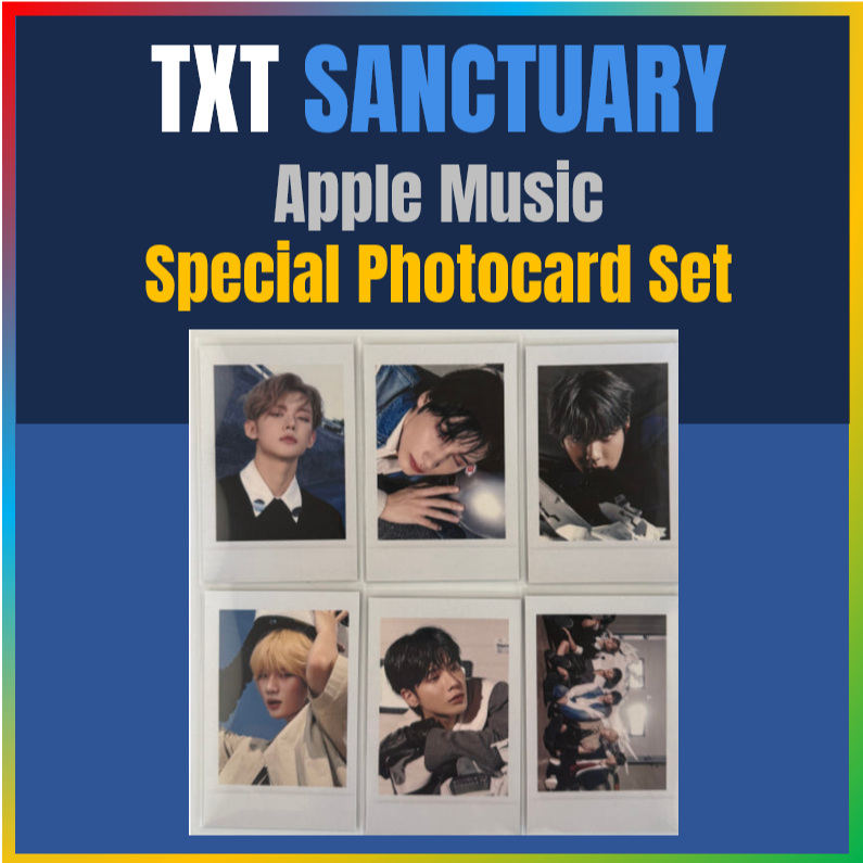 TXT SANCTUARY Apple Music Special Photocard Set | Shopee Philippines