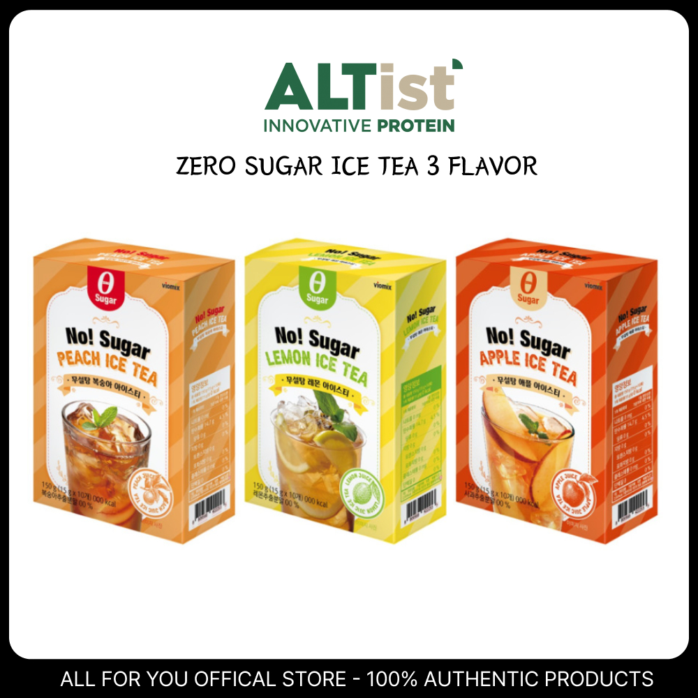 [Altist] Zero Sugar Zero Calorie Ice Tea, 150g 3 flavors (15g*10T ...