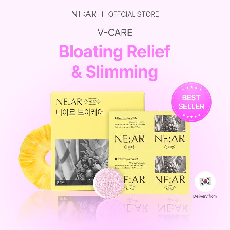 NE:AR V-care, Swelling Relief, Pineapple Flavour Chewable Tablet, 1 ...