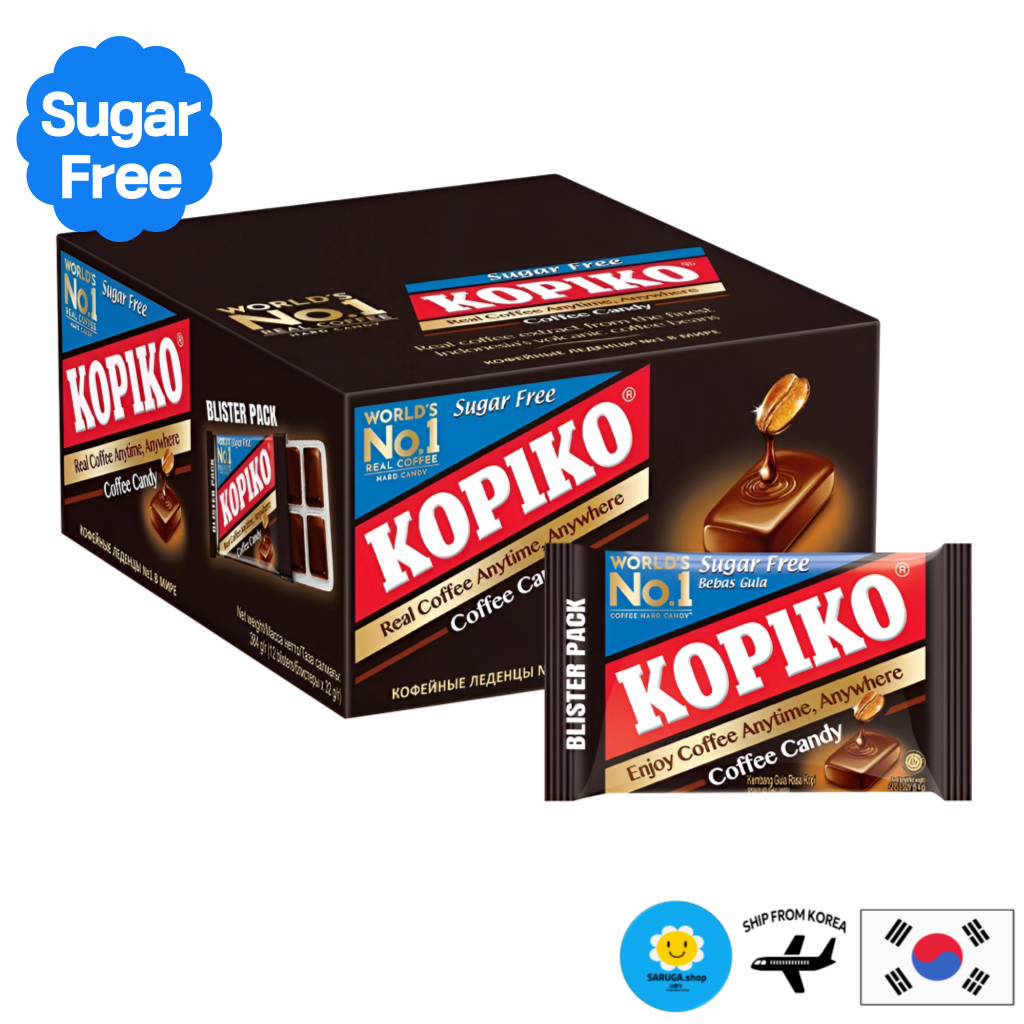 Kopiko Sugar Free Coffee Candy 8pcs 32g x 12pack (box) | Shopee Philippines
