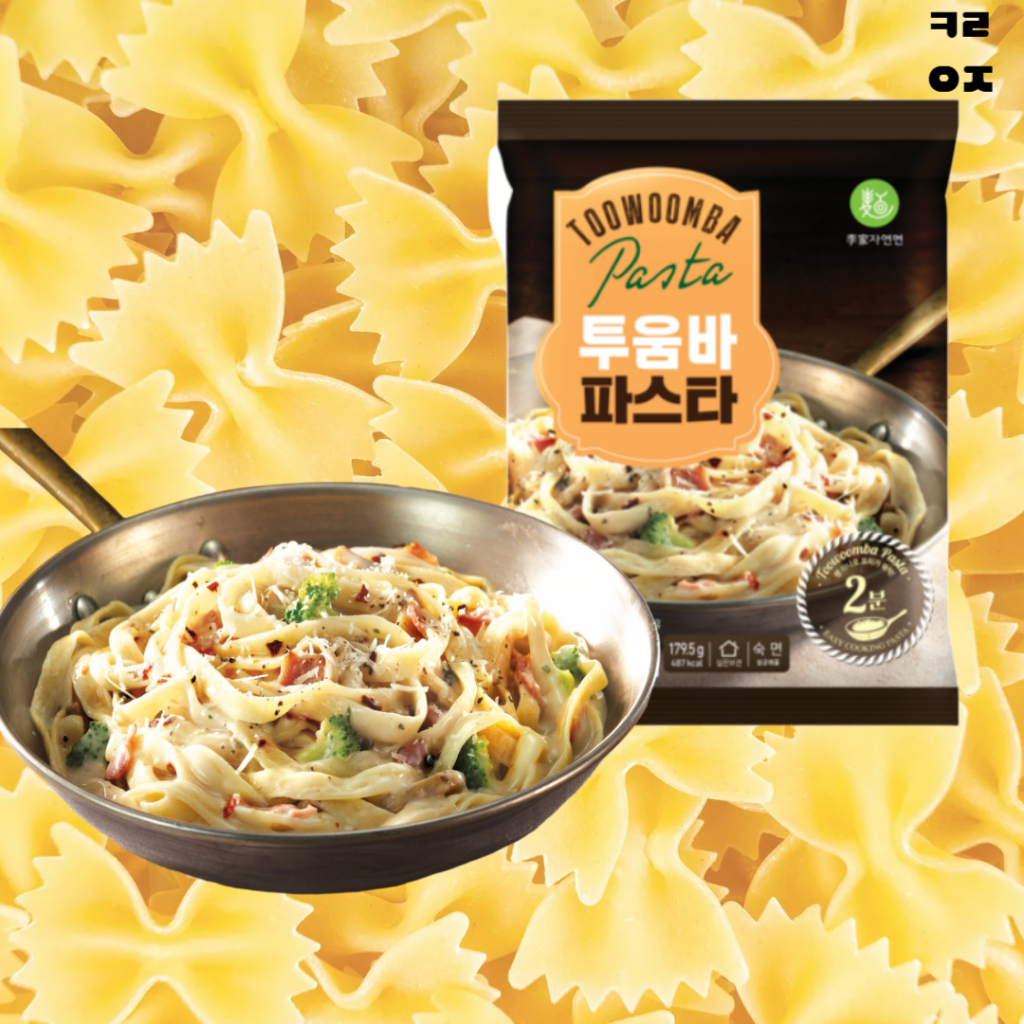 Korean Toowoomba Pasta Carbonara Instant Noodles (179.5g*4packs ...