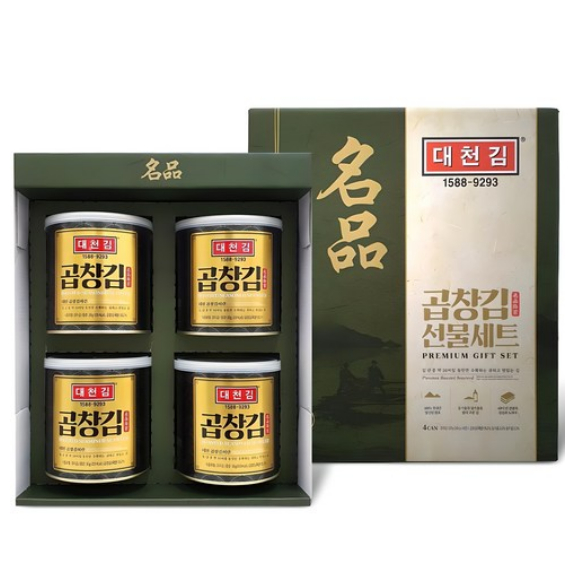 Daecheon Traditional Korean Seaweed Can, 30g Gim, Kim | Shopee Philippines