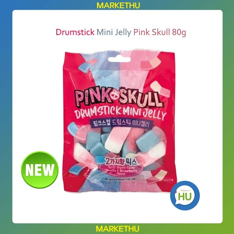 [CU] Drumstick Mini Jelly Pink Skull 80g/Korean Swedish Style Jelly ...