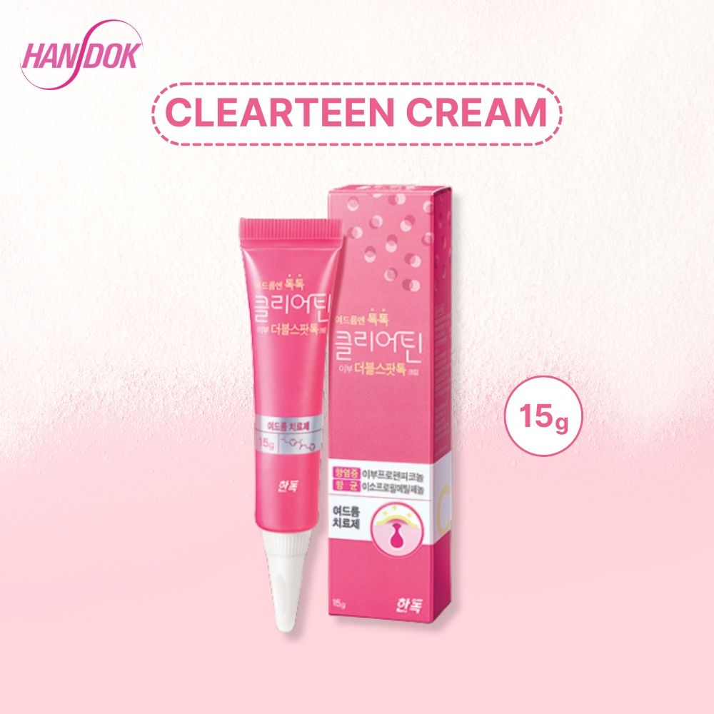 Handok Clearteen Acne TokTok Double Spot Tok Cream 15g / Clearteen ...