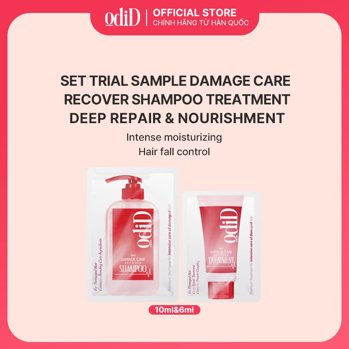 [odiD] Gift Set 1 Sample Shampoo&Treatment (Note for Sale) | Shopee ...