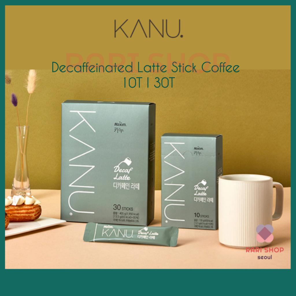 [Maxim] KANU Latte Decaf Latte (10T l 30T) Korean Coffee Mix | Shopee ...