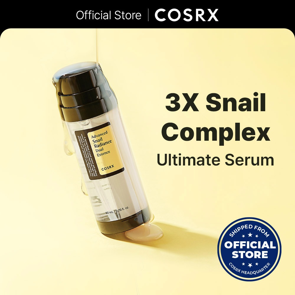 [COSRX OFFICIAL] Advanced Snail Radiance Dual Essence,Triple Snail ...