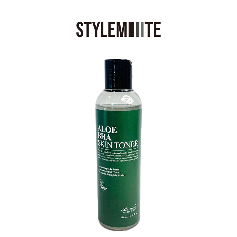 BENTON Aloe BHA Skin Toner Hydrating and Exfoliating (200ml) | Shopee ...