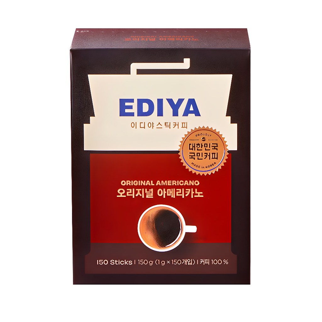 Ediya Original americano Coffee Bean Mix, 1g, 150 pieces, 1ea | Shopee ...