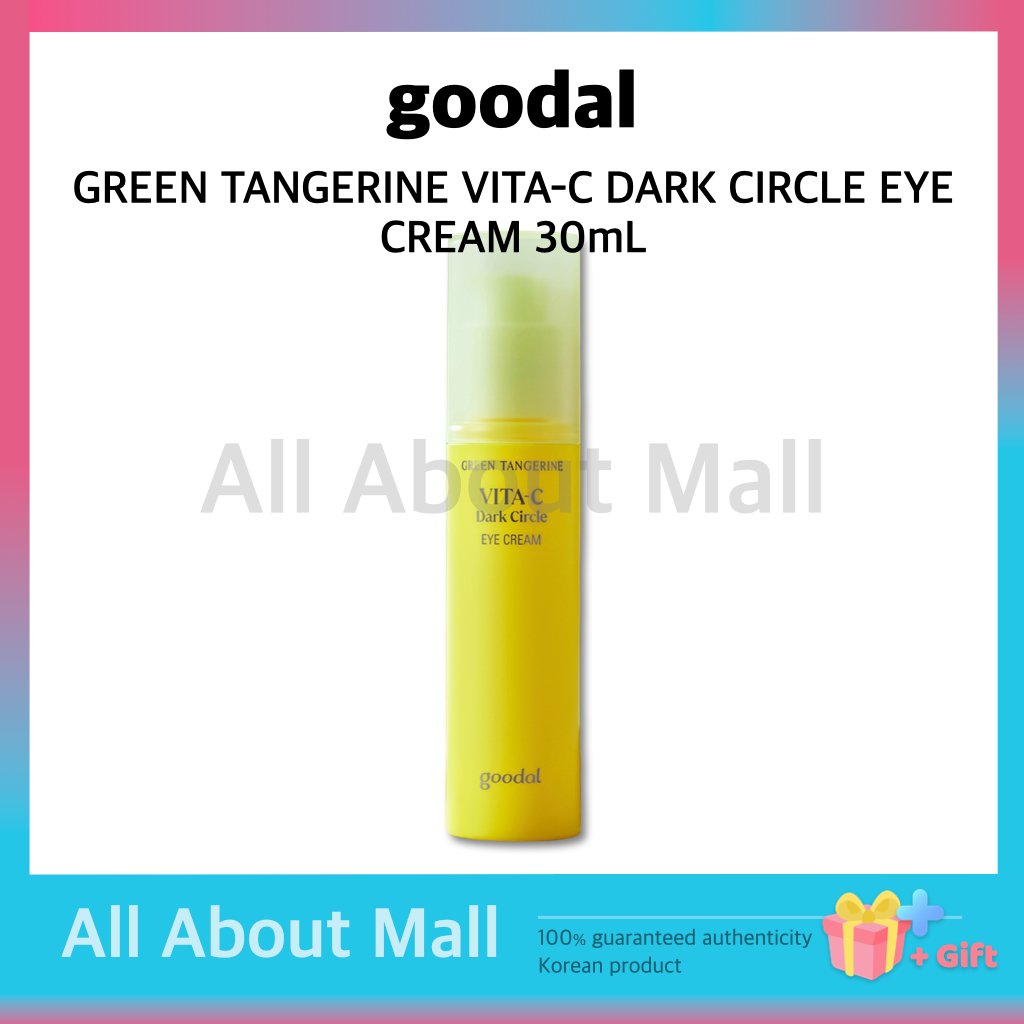 [goodal] Green Tangerine VITA-C Dark Circle Eye Cream 30mL | Shopee ...