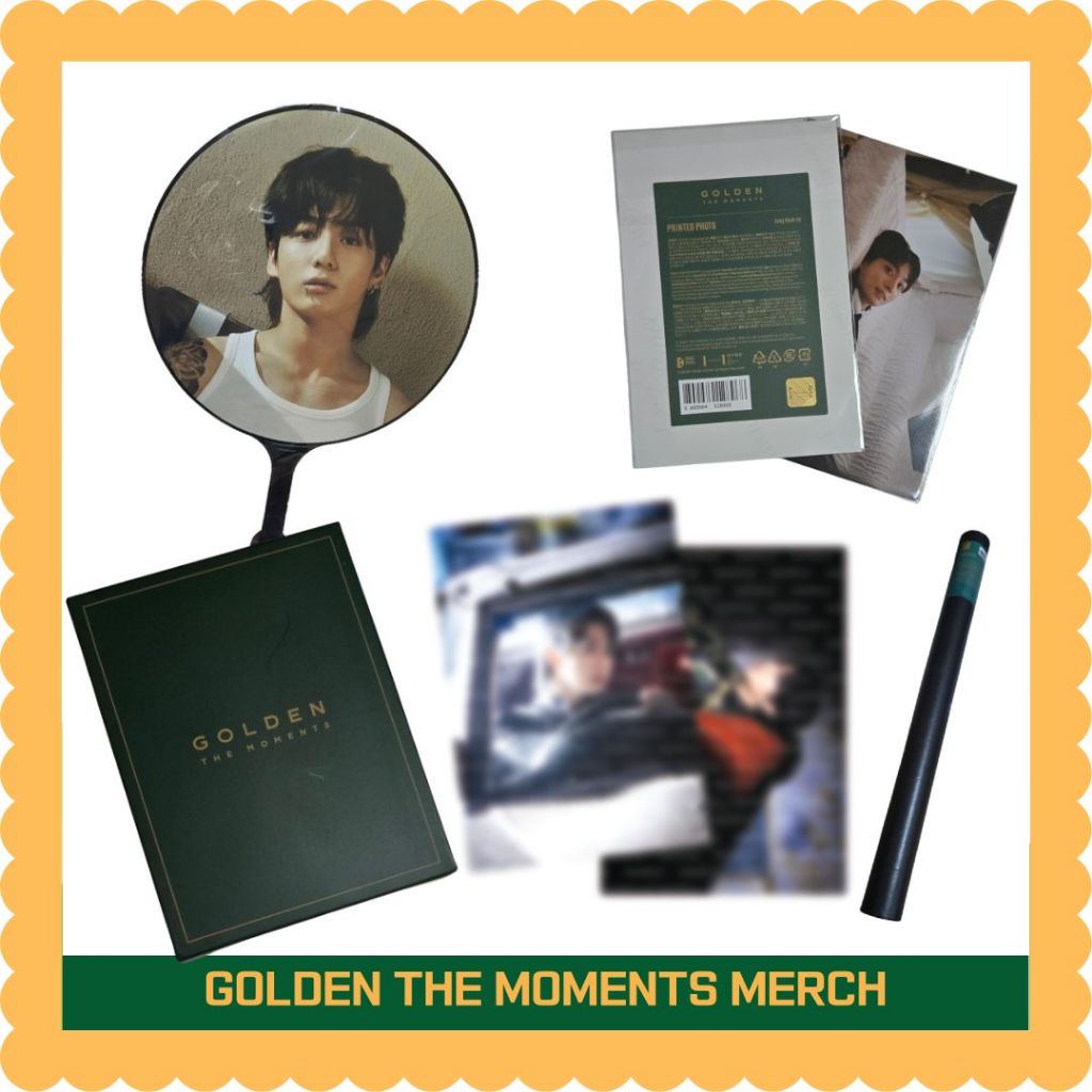 BTS Jungkook Exhibition GOLDEN THE MOMENTS MERCH | Shopee Philippines