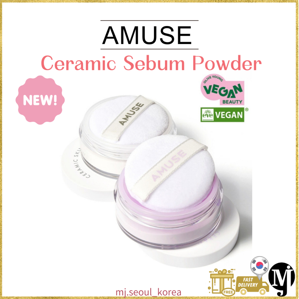Amuse Ceramic Skin Sebum Powder 5g 2types | Shopee Philippines