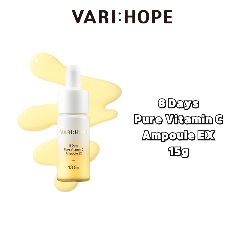 VARI:HOPE 8 Days Pure Vitamin C Ampoule EX 15g | Shopee Philippines