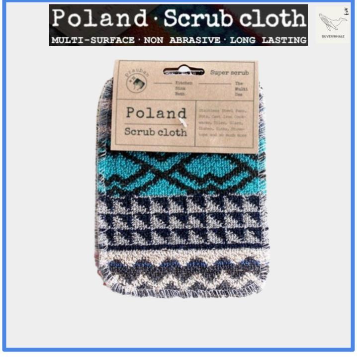 Poland Scrub Cloth (2pcs x 1 set, total 200g) | Shopee Philippines