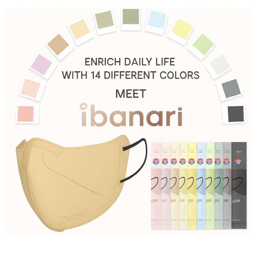 [ibanari] ibanari KF94 face mask 10EA / 14 COLOR / Korea mask /Kim Tae ...