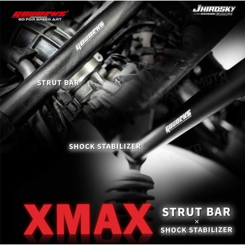 Goworks Strut and Shock Bar Stabilizer For XmaxV1 / XmaxV2 | Shopee ...