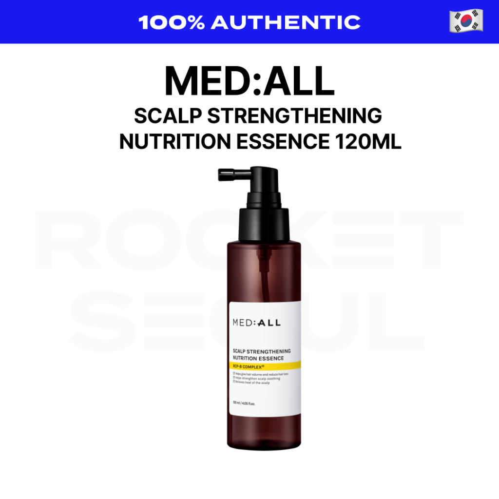 [MEDIALL] SCALP STRENTHENING ESSENCE Anti-Hair Loss Tonic Cooling Seasalt anti-dandruff 120 ML ...