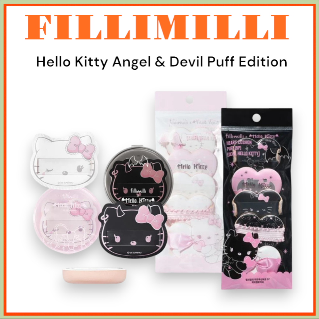 [FILLIMILLI] Hello Kitty Angel & Devil Edition TONGTONG Puff/PangPang ...