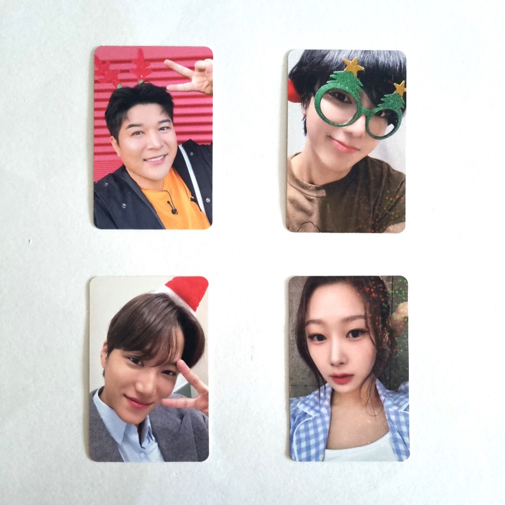 SM 2022 Pink Christmas Official Hologram Photocard SJ Super Junior EXO ...