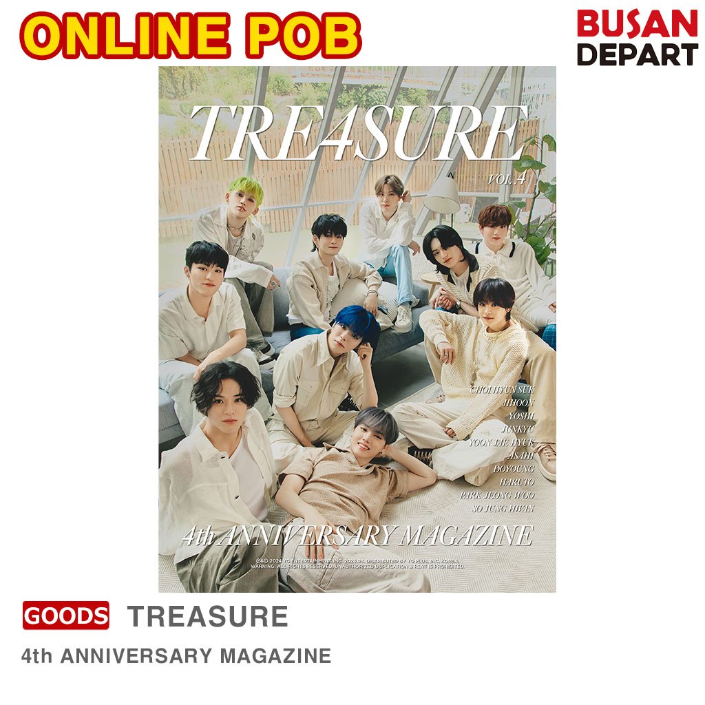 [ONLINE POB]TREASURE 4th ANNIVERSARY MAGAZINE | Shopee Philippines
