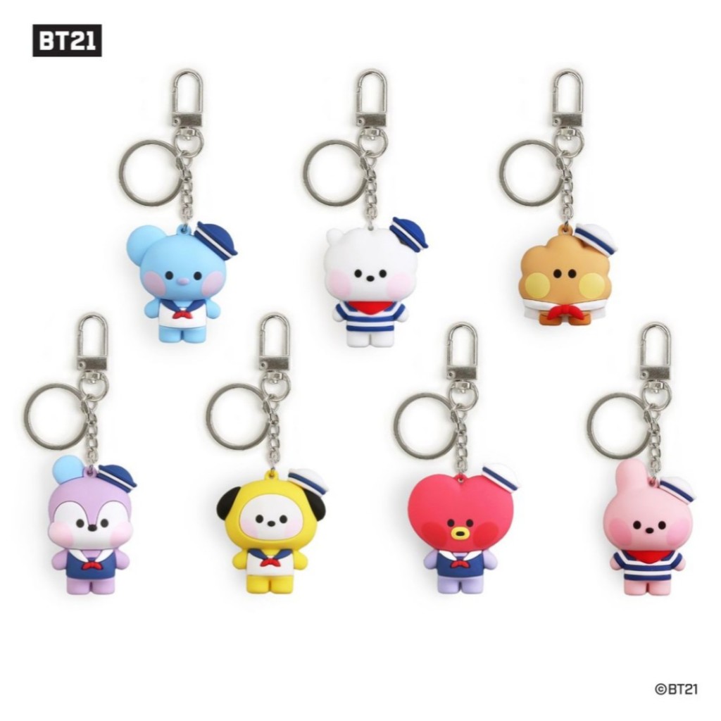 [Monopoly Korea] BT21 minini Figure Keyring Marine Edition | Shopee Philippines