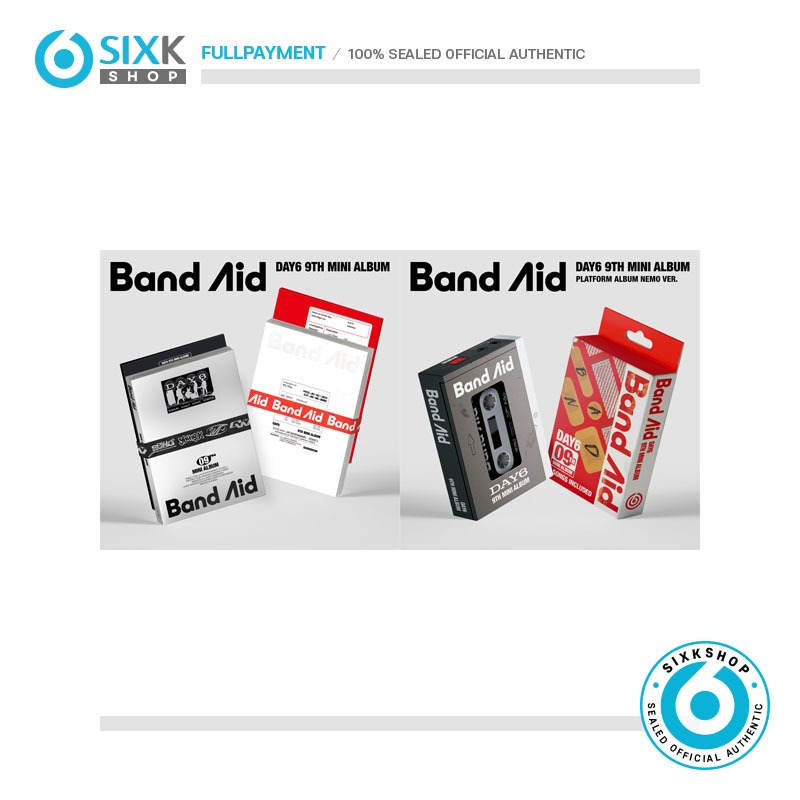 (NORMAL/PLATFORM ver) DAY6 9th Mini Album Band Aid | Shopee Philippines